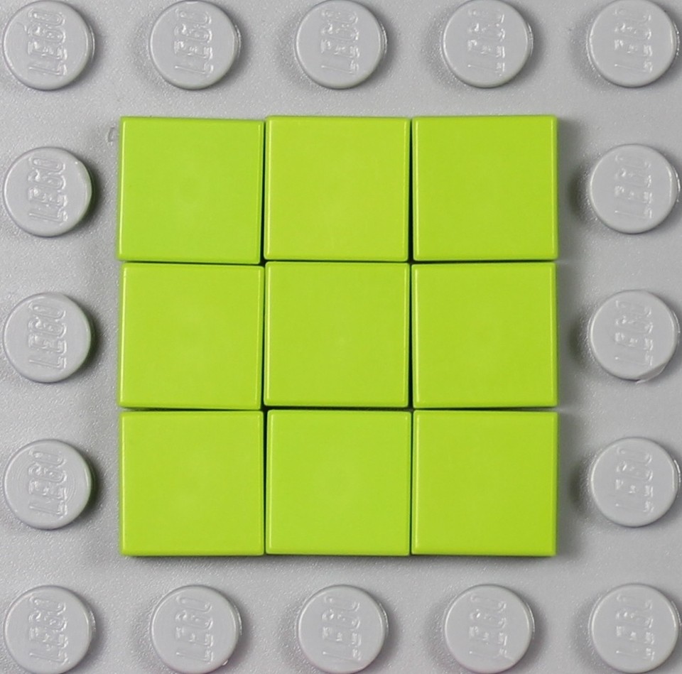 LEGO - 1x1 Square Tiles - PICK YOUR COLORS Smooth Finishing Flat Mosaic ...
