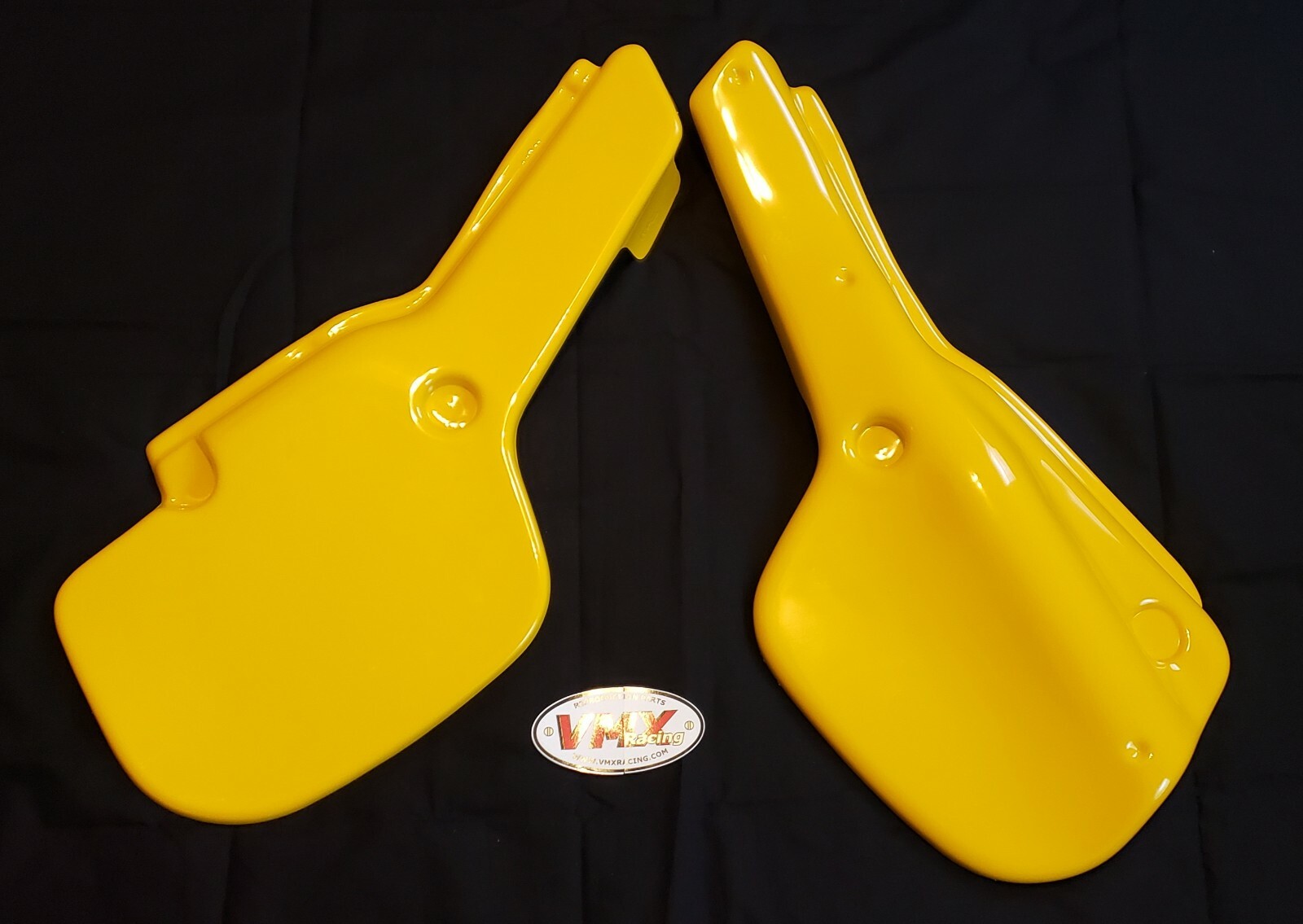 YAMAHA 1983 YZ250 YZ490 SIDE PANEL SET YELLOW 1983 YZ 250 YZ 490 ...