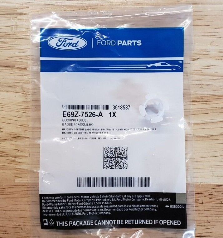 1984-1991 Ford F150 Manual Clutch Pedal Shaft Nylon Bushing | E69Z7526A ...