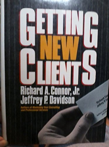 Getting New Clients, Davidson, Jeffrey P. | eBay Australia