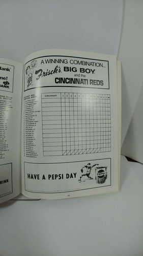 Original 1976 NLCS Program Riverfront Stadium - Unscored | eBay