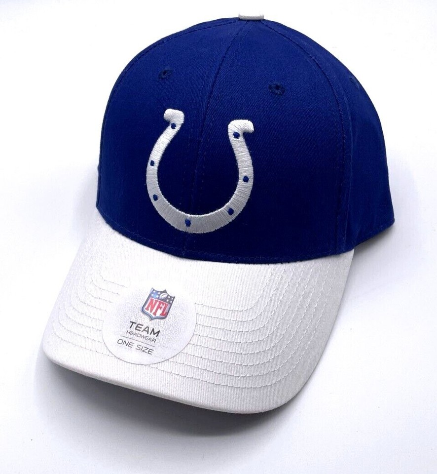 INDIANAPOLIS COLTS TWO-TONE HAT MVP AUTHENTIC NFL FOOTBALL TEAM CAP NEW ...