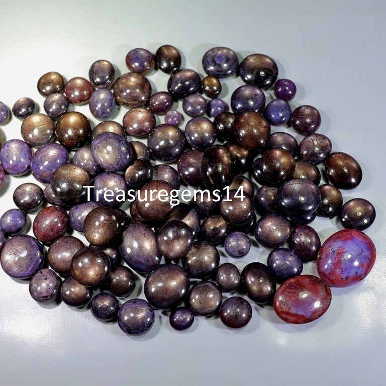 250 Crt WHOLESALE LOT RUBY STAR SAPPHIRE CABOCHON GEMSTONE AAAA | eBay