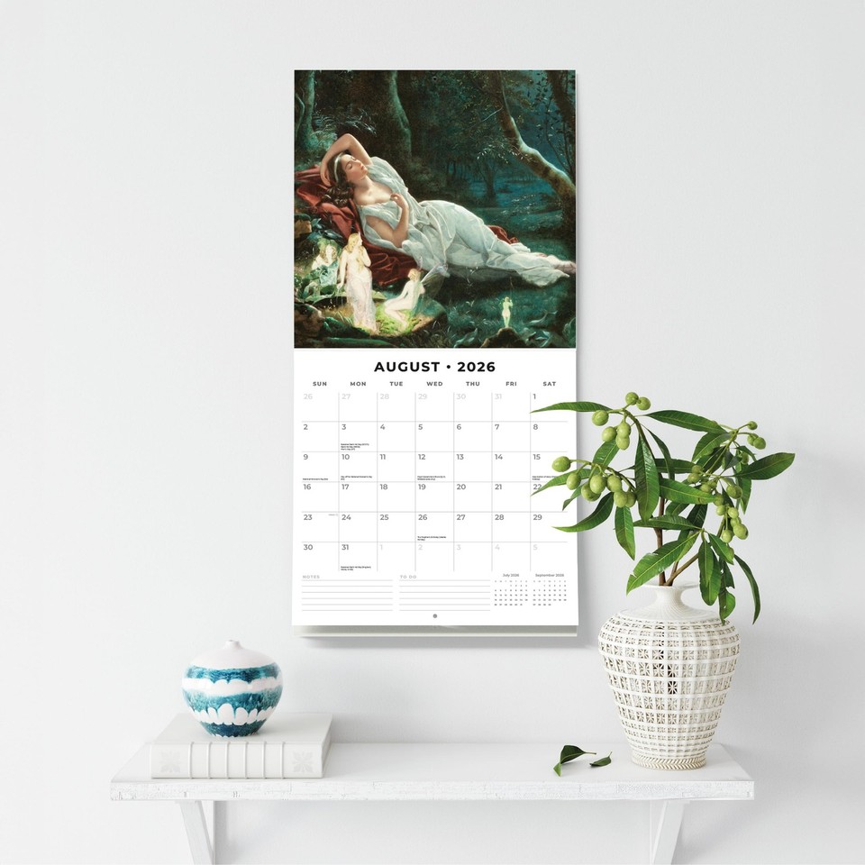 Red Robin 2026 Fairies Monthly Wall Calendar | 12" x 24" Open | Premium ...