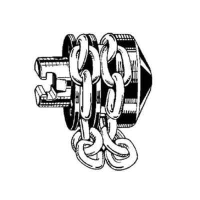 RIDGID T-31 (63110) Chain Knocker for Cleaning 3" to 4" Pipe w/ K-1500 ...