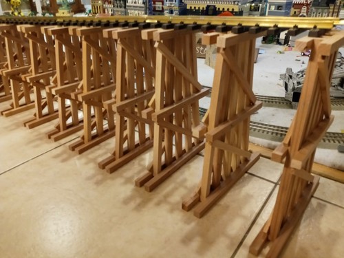 G Scale Model Train Garden Trestle 58 Piece Up to 12"and more Use with ...