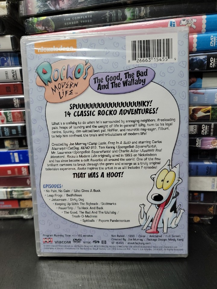Rocko's Modern Life: The Good, The Bad And The Wallaby DVDs - Brand New ...