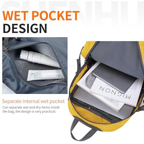 SHENHU 40L Hiking Backpack Lightweight Daypack Waterproof 40L-0.9lb A8 ...