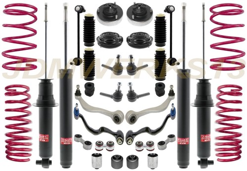 SUSPENSION REBUILD KIT KYB SHOCKS VOGTLAND SPRINGS BMW E34 525i 530i ...