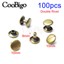 100X Head 3~10mm Double Rivet Stud Collision Nail Spike Punk Belt ...