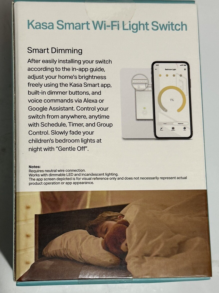 TP-Link Kasa Smart Wi-Fi Light Switch Dimmer HS220 | eBay