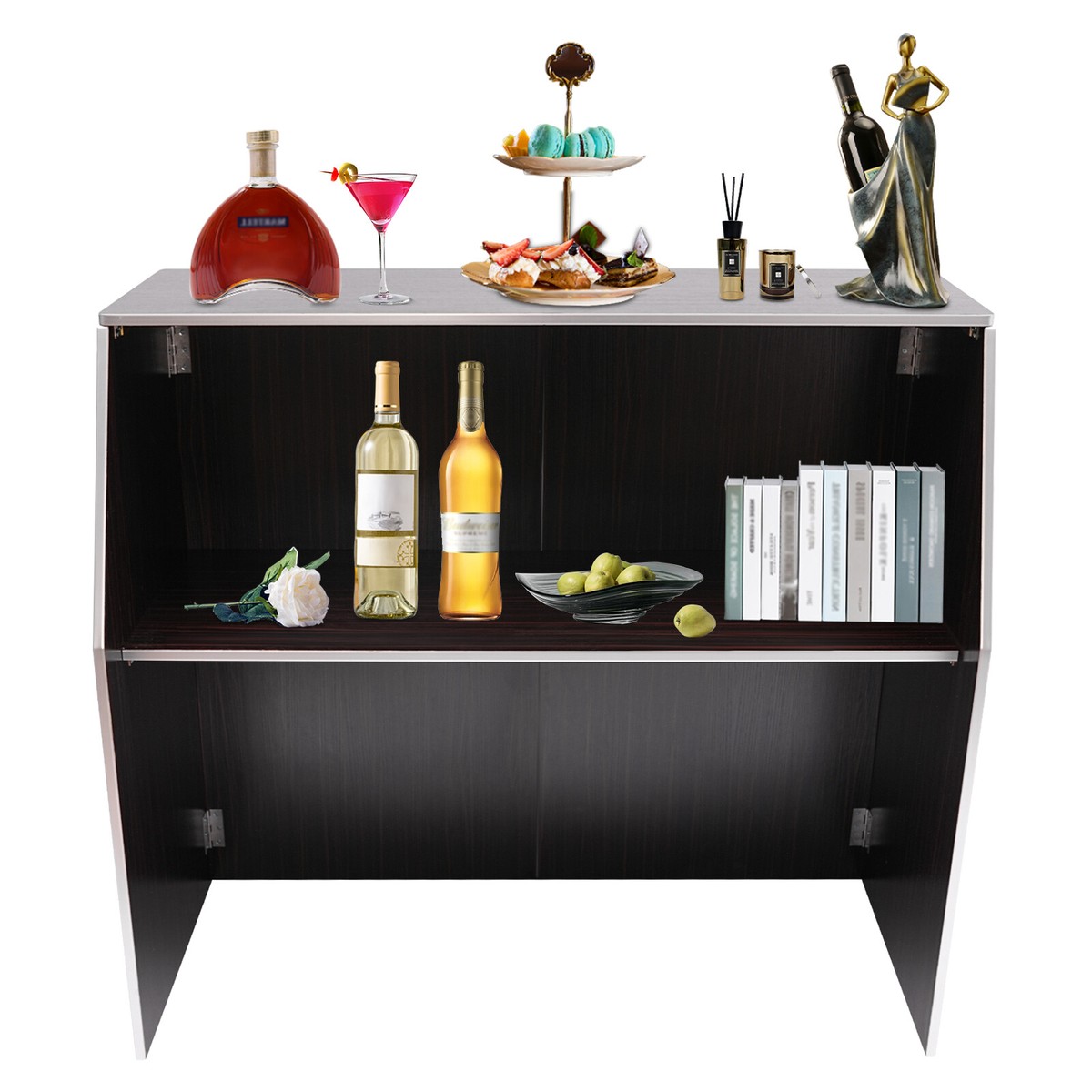 Modern Free Standing Bar Cabinets Custom Bloom Icon Bar Cabinet Walnut