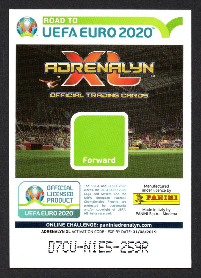 RONALDO TOP MASTER #6 PORTUGAL CARD PANINI ROAD TO UEFA EURO 2020 ...