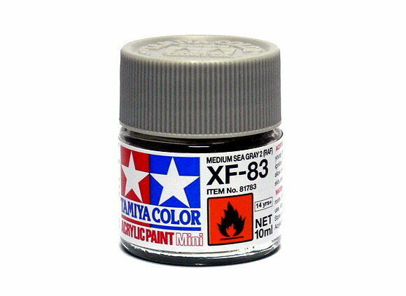 Tamiya Xf83 Medium Sea Gray Acrylic Model Paint 81783 Tam81783 for sale ...