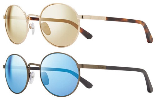 Revo Riley Polarized Vintage-Style Round Sunglasses - RE114300BL - Made ...