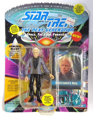 Star Trek TNG Figur NEU -- ADMIRAL McCOY -- Playmates MOC | eBay.de