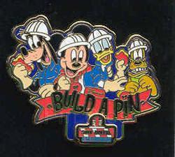 Disney Build A Pin Countdown 1 Day FAB 4 w card Pin | eBay