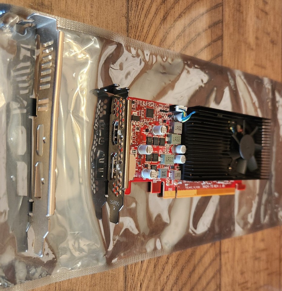 HP RX 6400 Low Profile 4GB GDDR6 Gaming SFF with LP & Full Height ...