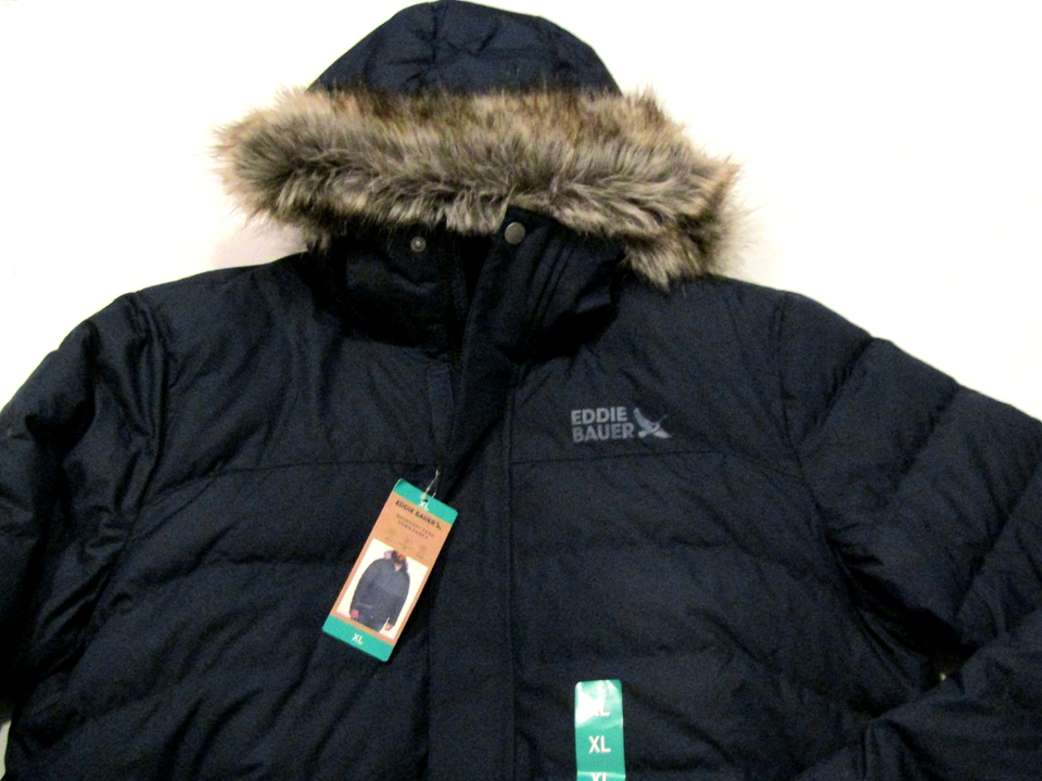 EDDIE BAUER Mens Boundary Pass Down Parka Blue XL NWT Down 650 ...