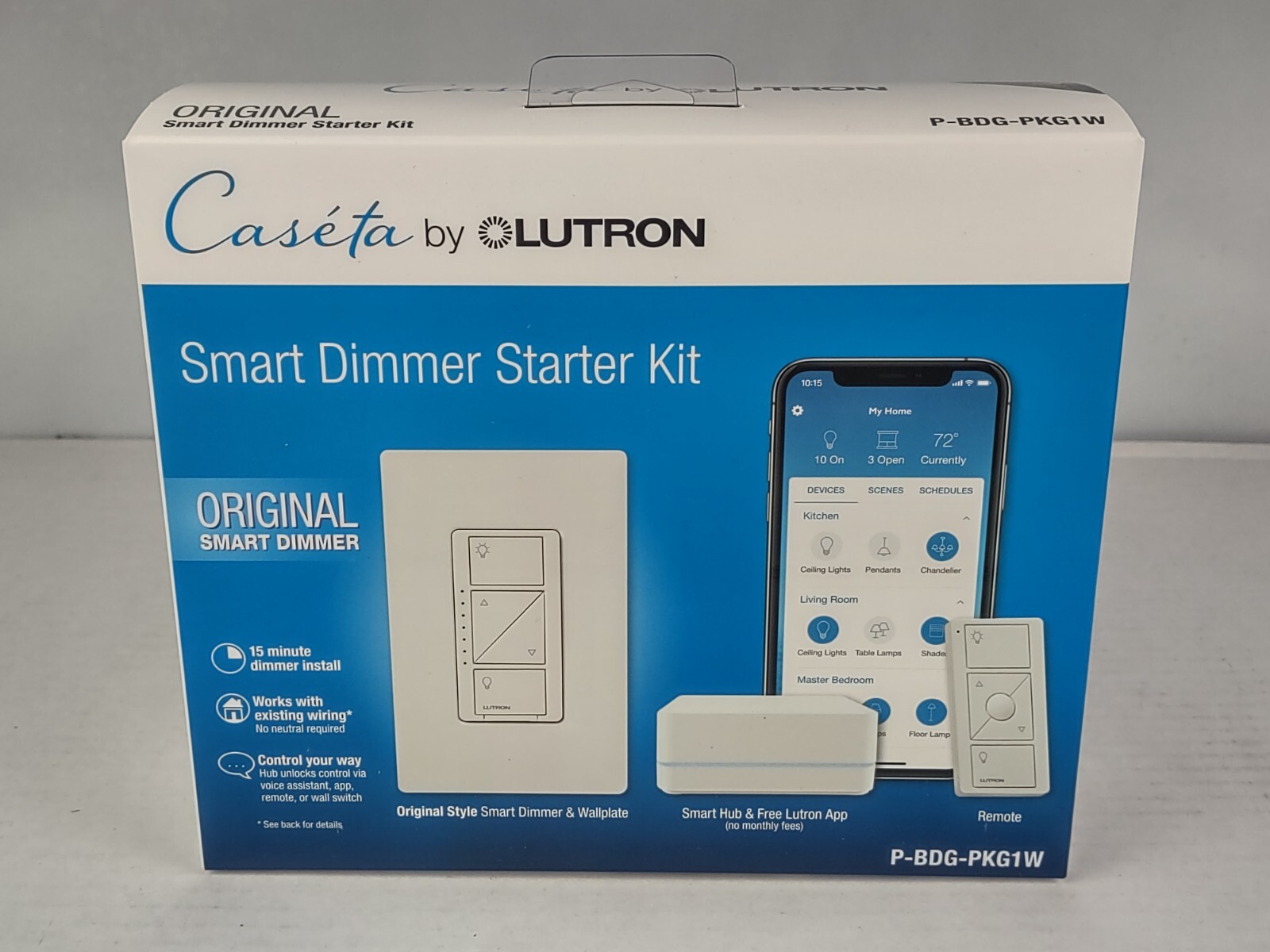 Caseta By Lutron Smart Dimmer Starter Kit Diva - BRAND NEW SEALED ...