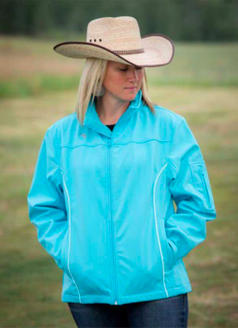 Wyoming Traders Womens Cheyenne Soft Shell Zip Up Ranch Wear Jacket | eBay