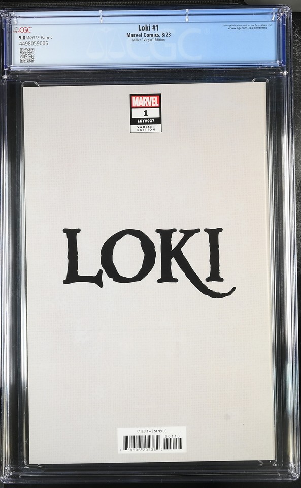 Loki #1 Frank Miller Virgin 1:00 Variant CGC 9.8 2023 Marvel Comics | eBay