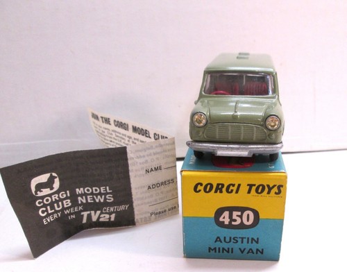 Corgi Toys 450 Austin Mini Van, rare, Original, | eBay UK