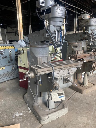 Vertical Bridgeport milling machine DRO POWER FEED | eBay