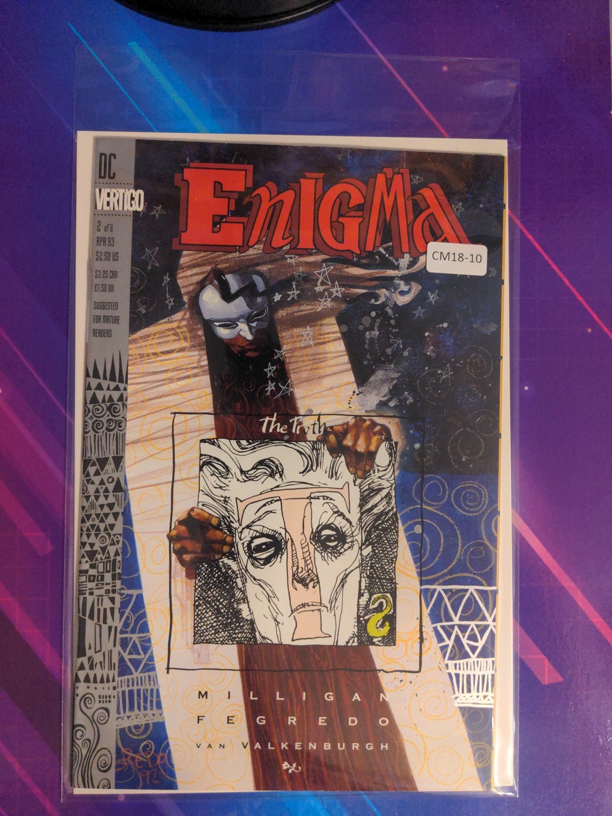 ENIGMA #2 9.0 VERTIGO COMIC BOOK CM18-10 | eBay