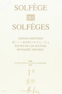 Solfège des Solfèges Volume IB sans accompagnement | eBay