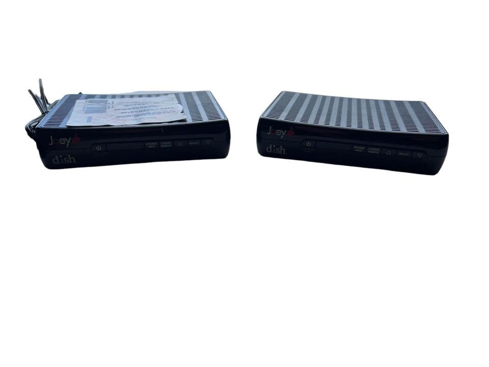(2) Dish Network Hopper Joey Includes 2 receivers 1 power cord 1 remote ...