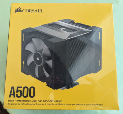 Corsair Super Chilled High Performance Dual Fan CPU Air Cooler A500 New ...