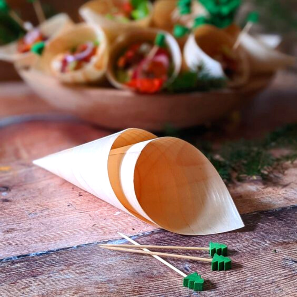 Degradable Kitchenware Sushi Serving Container Bamboo Wooden Japanese ...