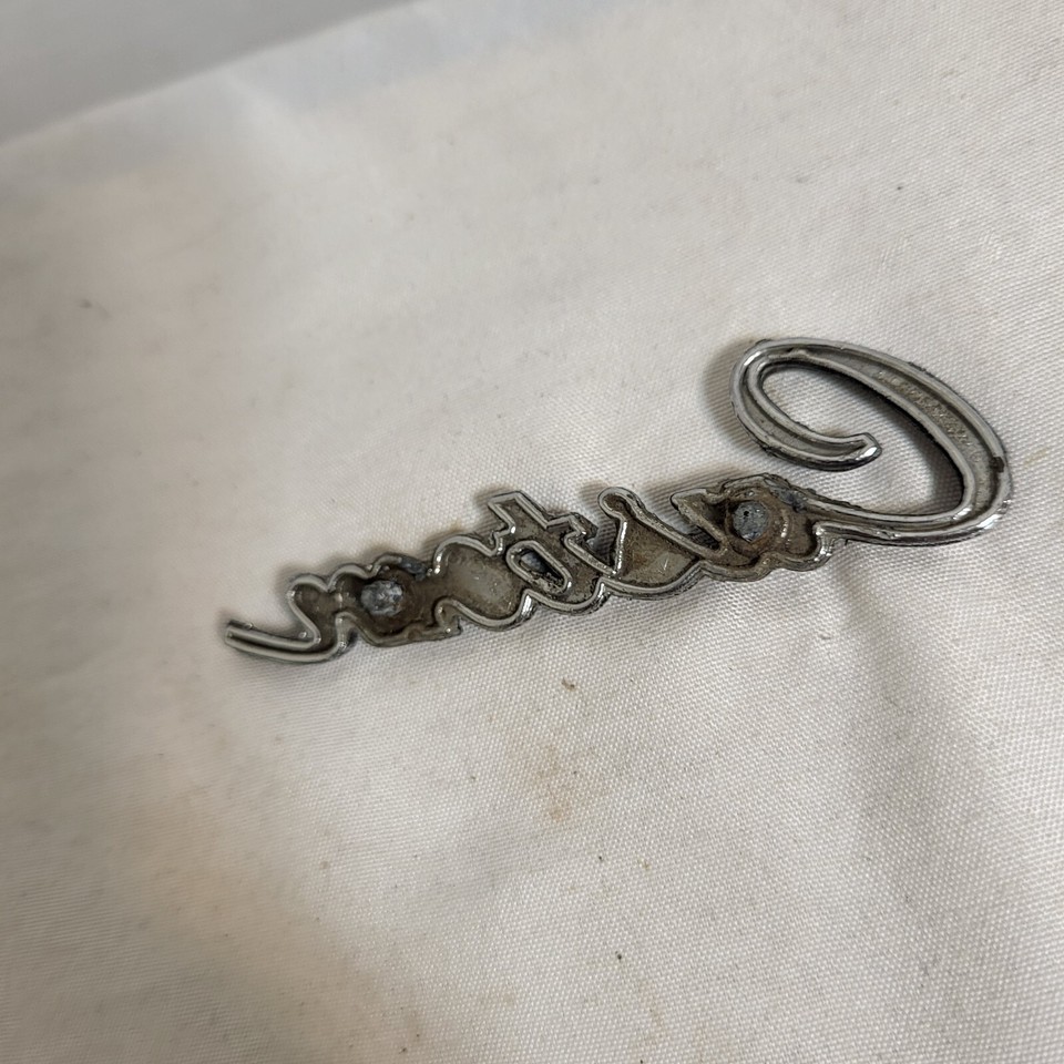 Mopar Chrysler Custom Chrome Metal Script Emblem oem | eBay