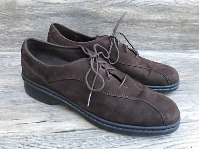Clarks Springers Oxfords 9.5M Brown Suede Leather Walking Sneakers ...