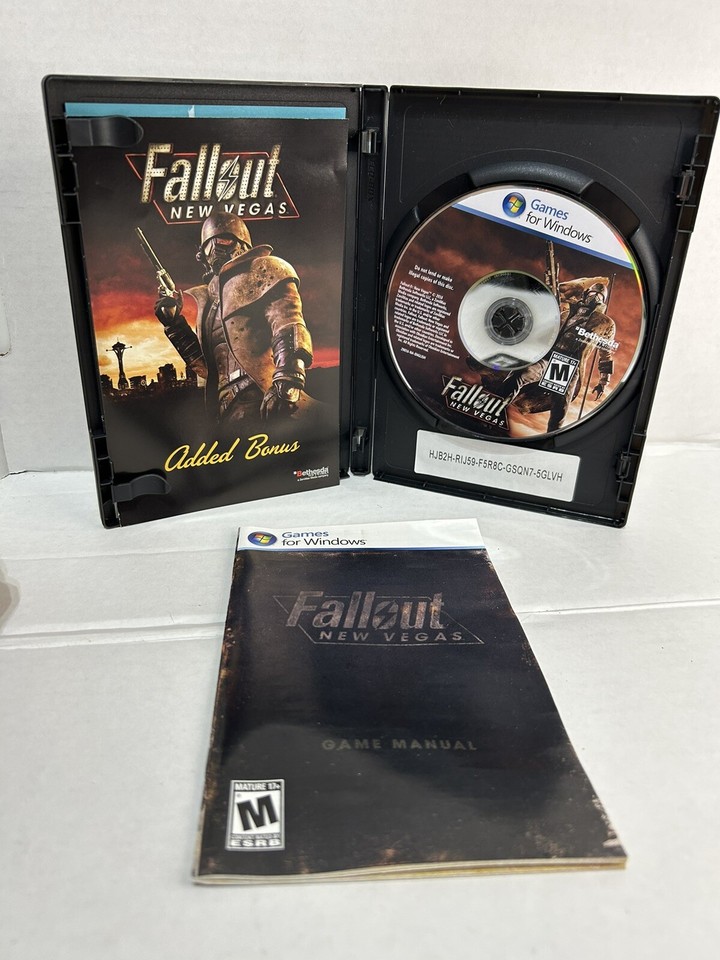 Fallout : New Vegas - Games for Windows PC DVD-ROM 2010 Manual Include ...
