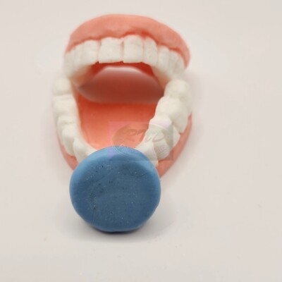 Wax Fake Teeth, Wax Dental Prop, Novelties, With Blue Cleaning Tab, 3 ...