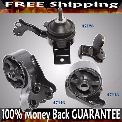 Engine Mount SET fits 01-06 Hyundai Elantra A7118 A7128 A7116 | eBay