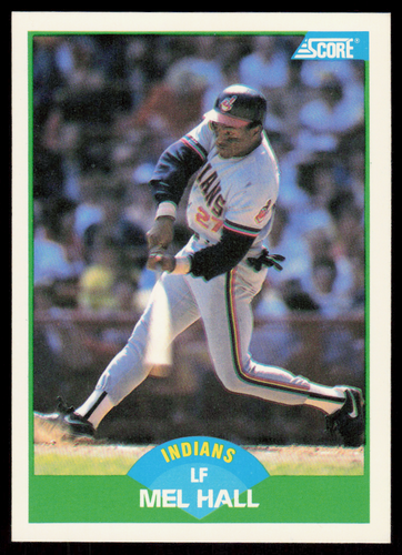 1989 Score 17 Mel Hall Cleveland Indians | eBay