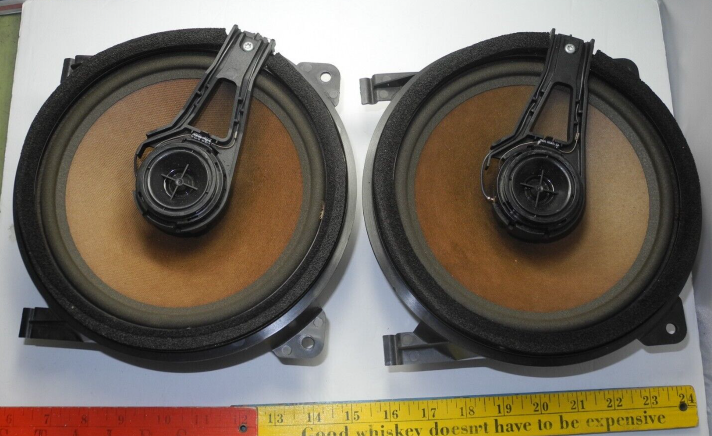 2 VOLVO SPEAKER 8" 8472374 8 OHM SWEDEN COAXIAL 10347 99W44 C70 S70 V70 ...