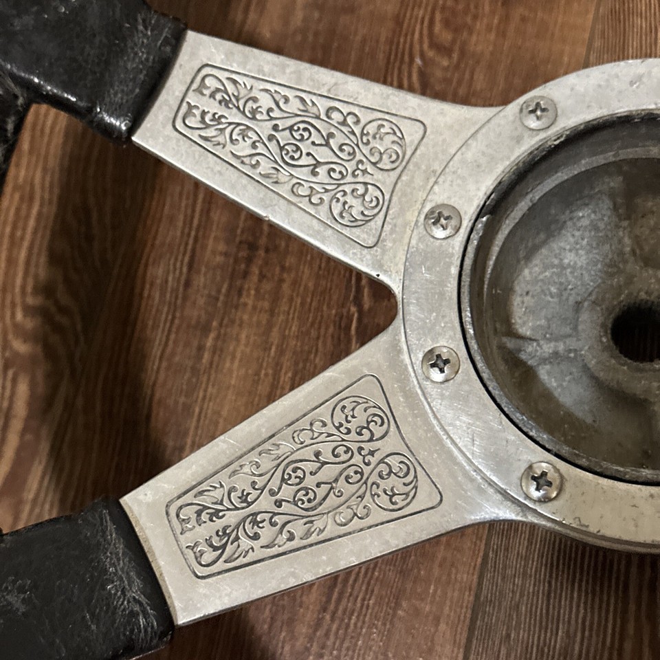 Vintage Moto Lita STYLE Tooled Gunsmith Engraved Steering Wheel- 4 ...