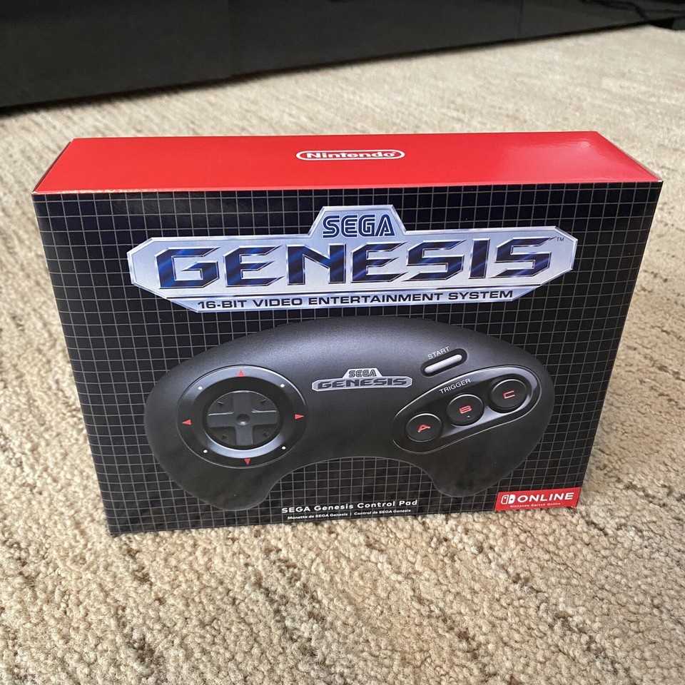 Sega Genesis Wireless Controller Nintendo Switch Online (Brand New ...