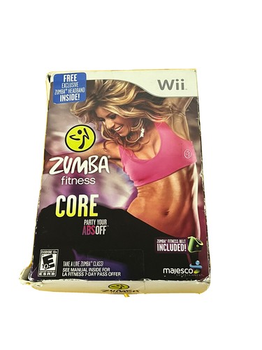 Nintendo Wii Zumba Fitness Core Factory Sealed with Belt and Box NEW | eBay