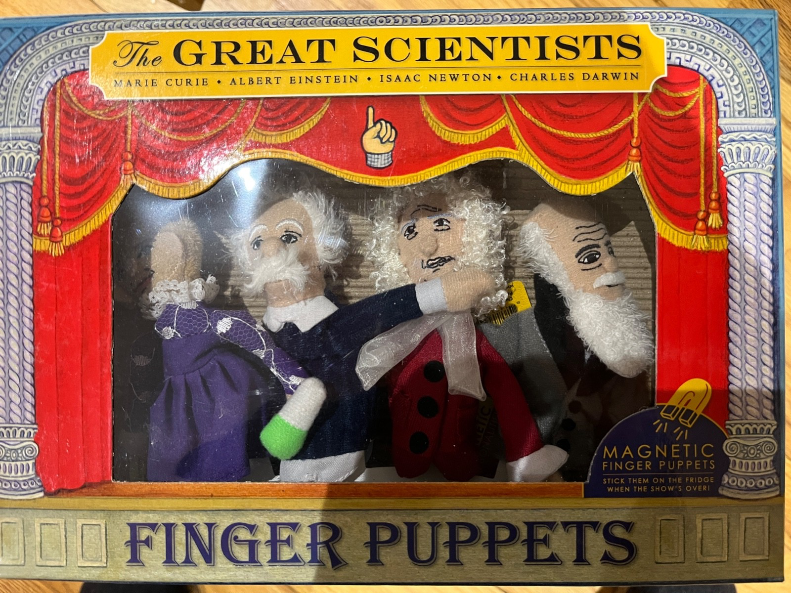 Unemployed Philosopher’s Guild Great Scientists Magnetic Finger Puppets ...