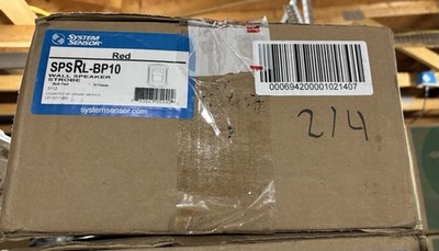 System Sensor SPSRL-BP10 Speaker Strobe Red - Bulk Pack 10 Units - FREE ...