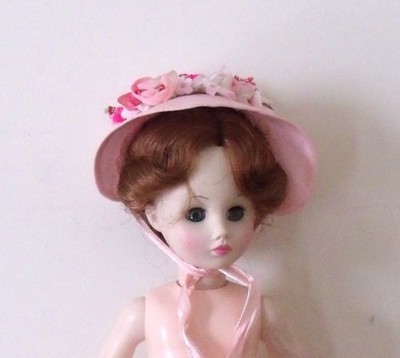 Vintage Madame Alexander Bonnet in Pink for your 13" Doll | eBay