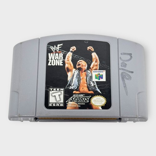 WWF War Zone Nintendo 64 1998 Wrestling Acclaim Sports N64 Authentic ...