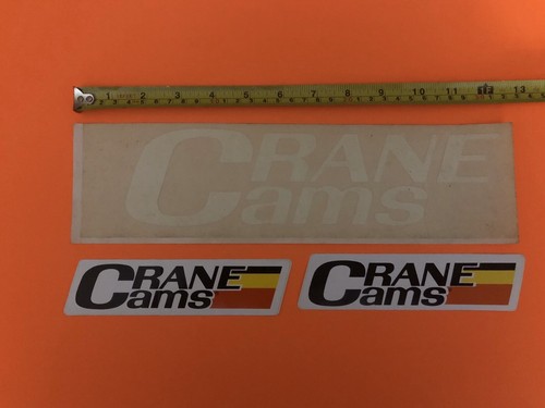 CRANE CAMS Set of 3 Original Vintage 70s 80s Racing Decal Sticker Big ...