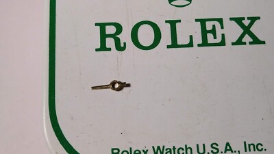 Rolex watch HOUR hand 130, 5mm long from center of hole yellow. Genuine ...