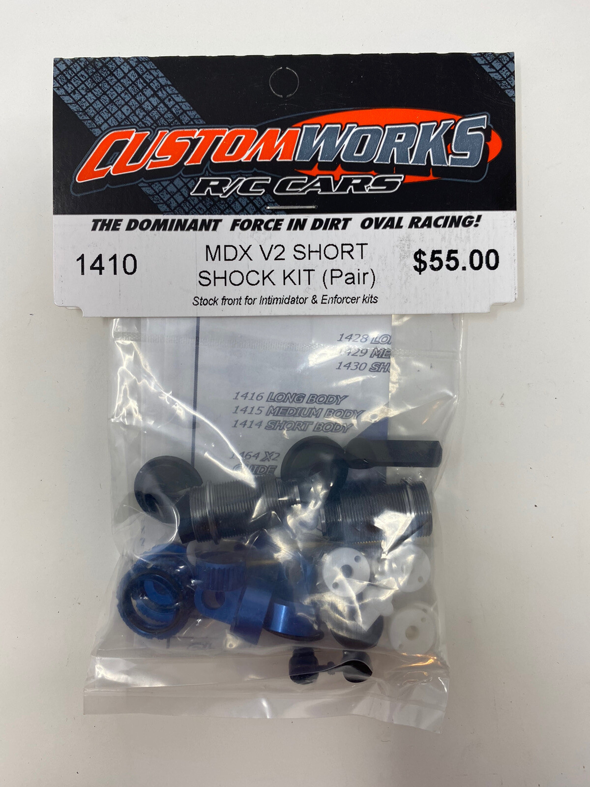 Custom works 1410 MDX short shock kit intimidator enforcer drag car ...